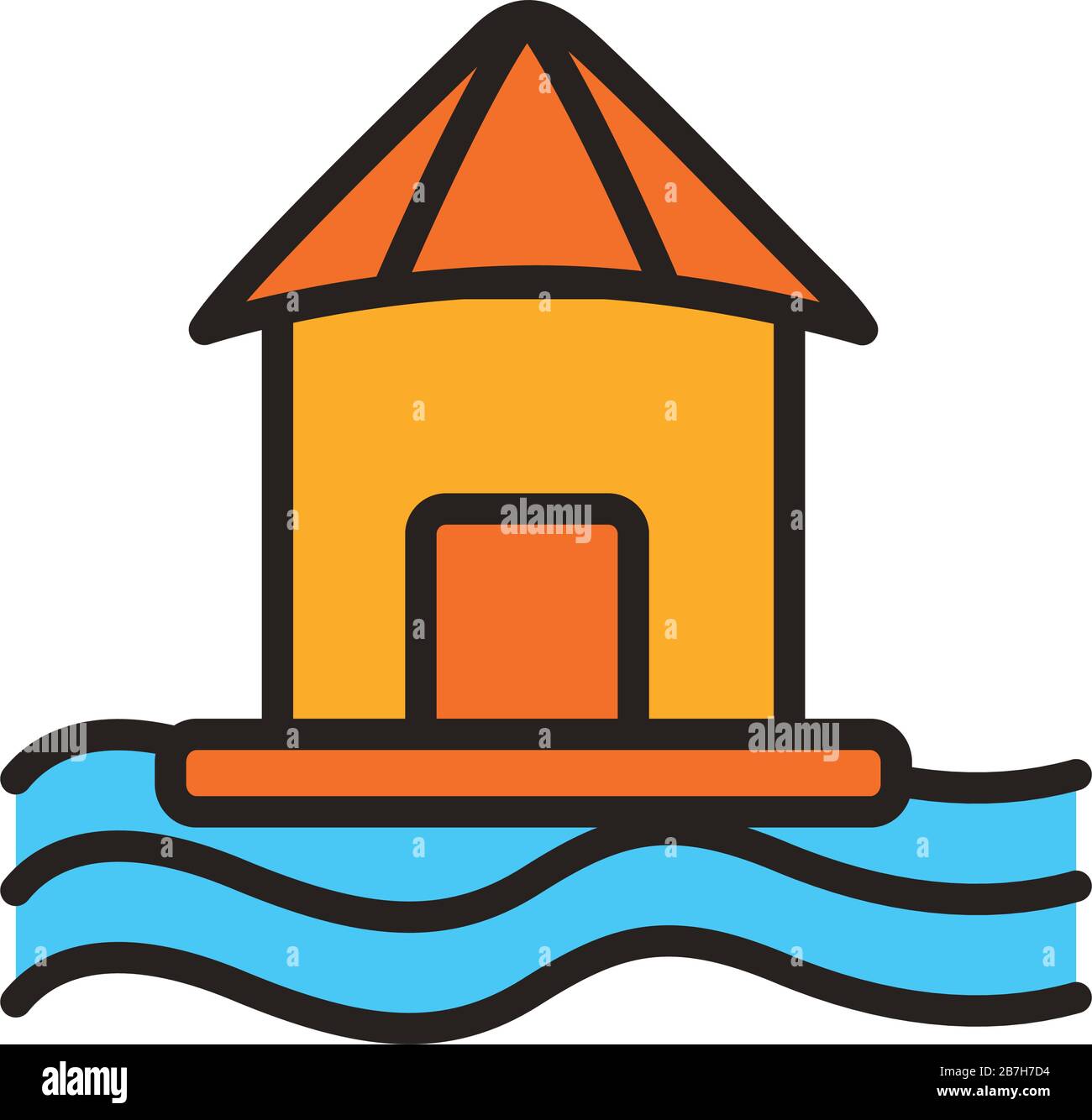 Floating roof Stock Vector Images - Alamy
