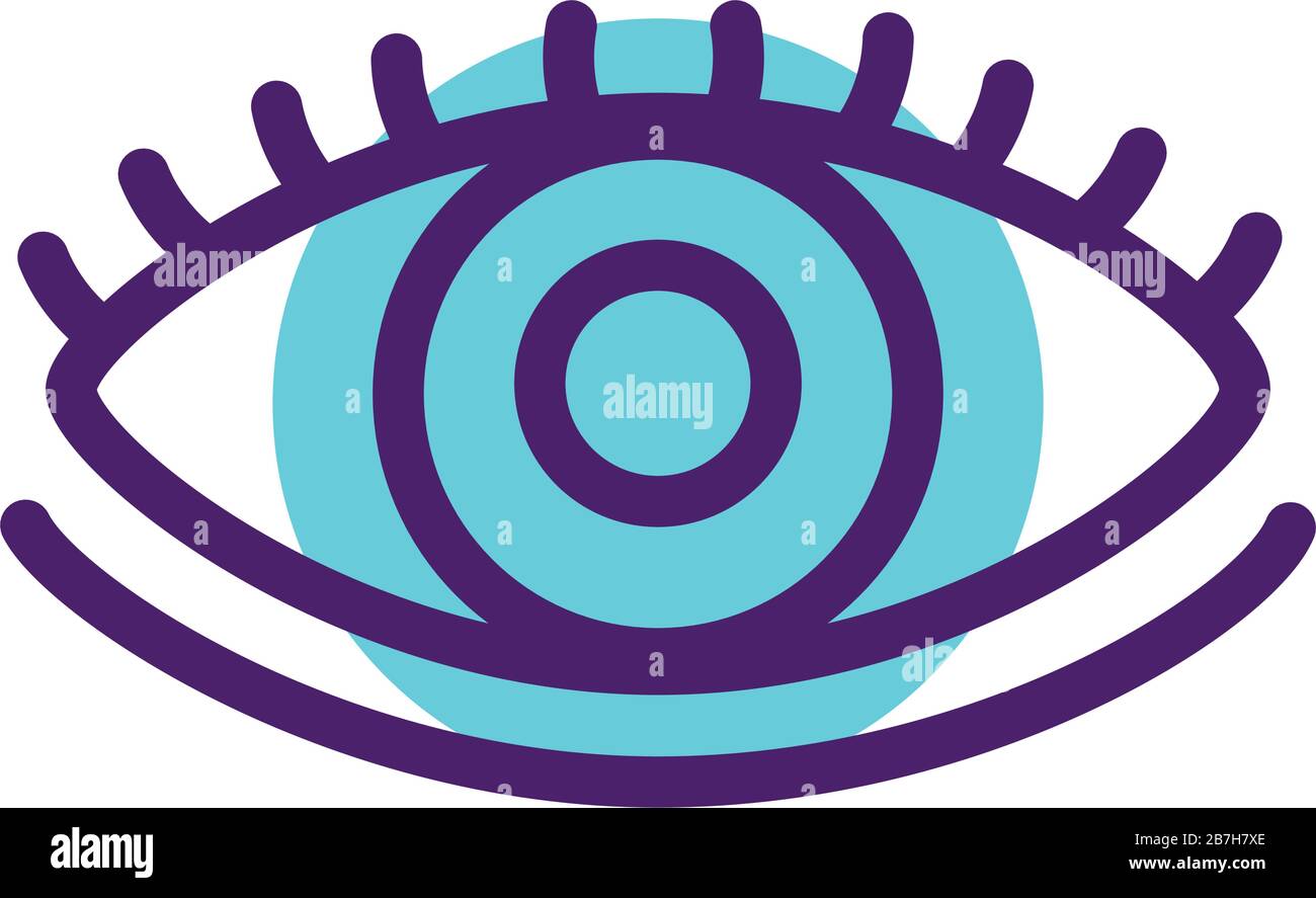 Human eye anatomy scientific Cut Out Stock Images & Pictures - Alamy