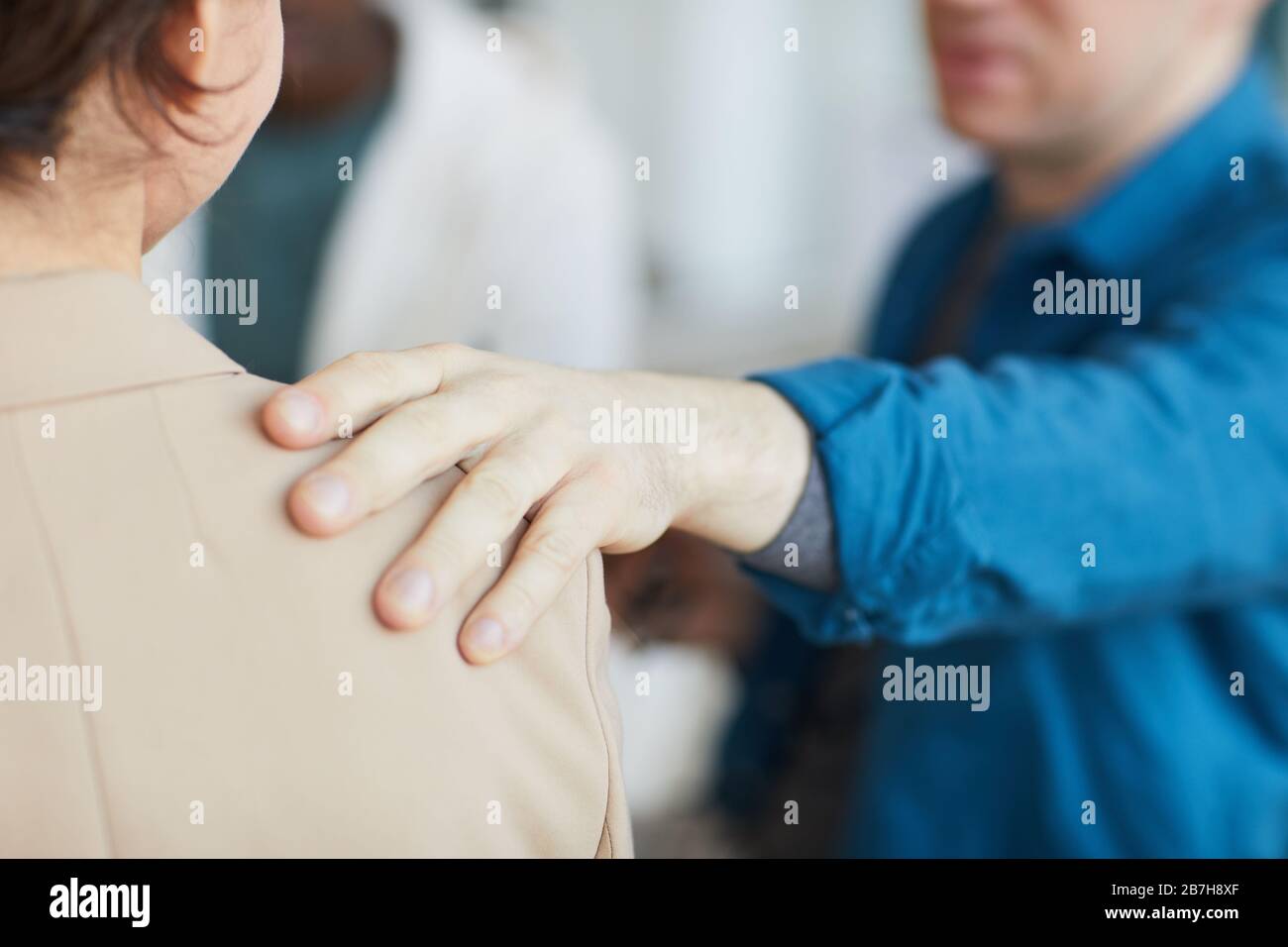 Shoulder handshake health hi-res stock photography and images - Alamy