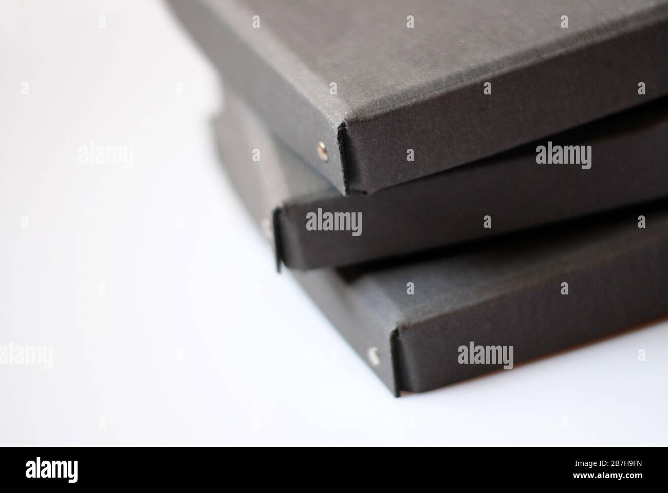 Cardboard box close up isolated Stock Photo - Alamy