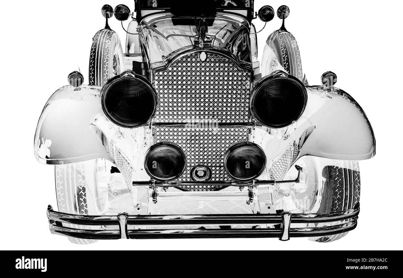 Classic vintage collectible cars in the street Stock Photo - Alamy