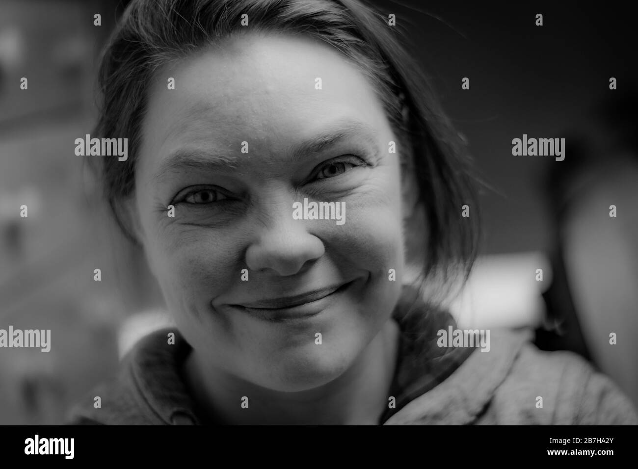 Portrait model no release Black and White Stock Photos & Images - Alamy