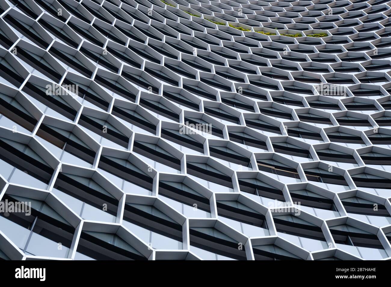 Singapore-13 MAR 2020:Close view of the DUO galleria, a new highrise ...