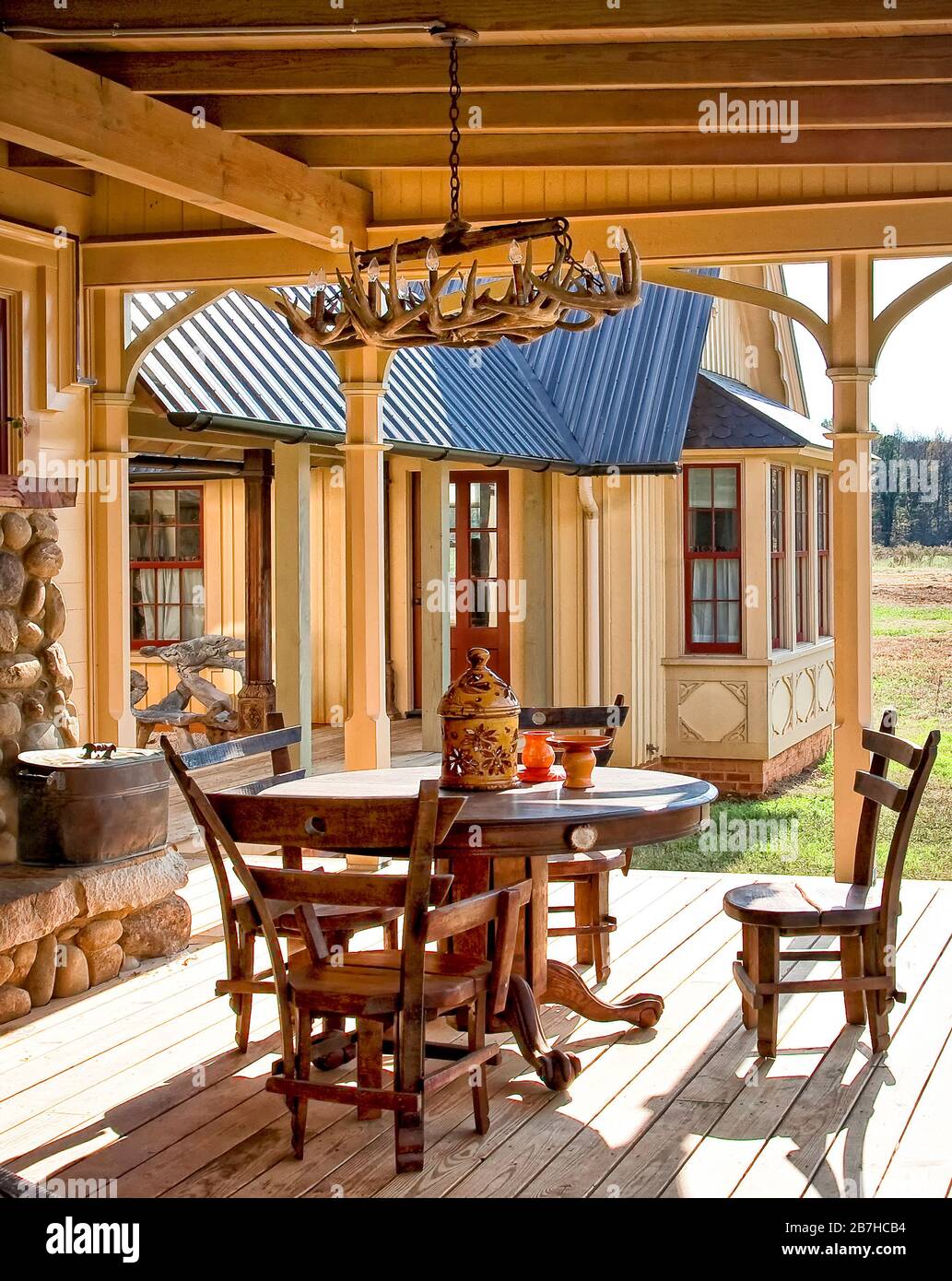 Country porch hi-res stock photography and images - Alamy