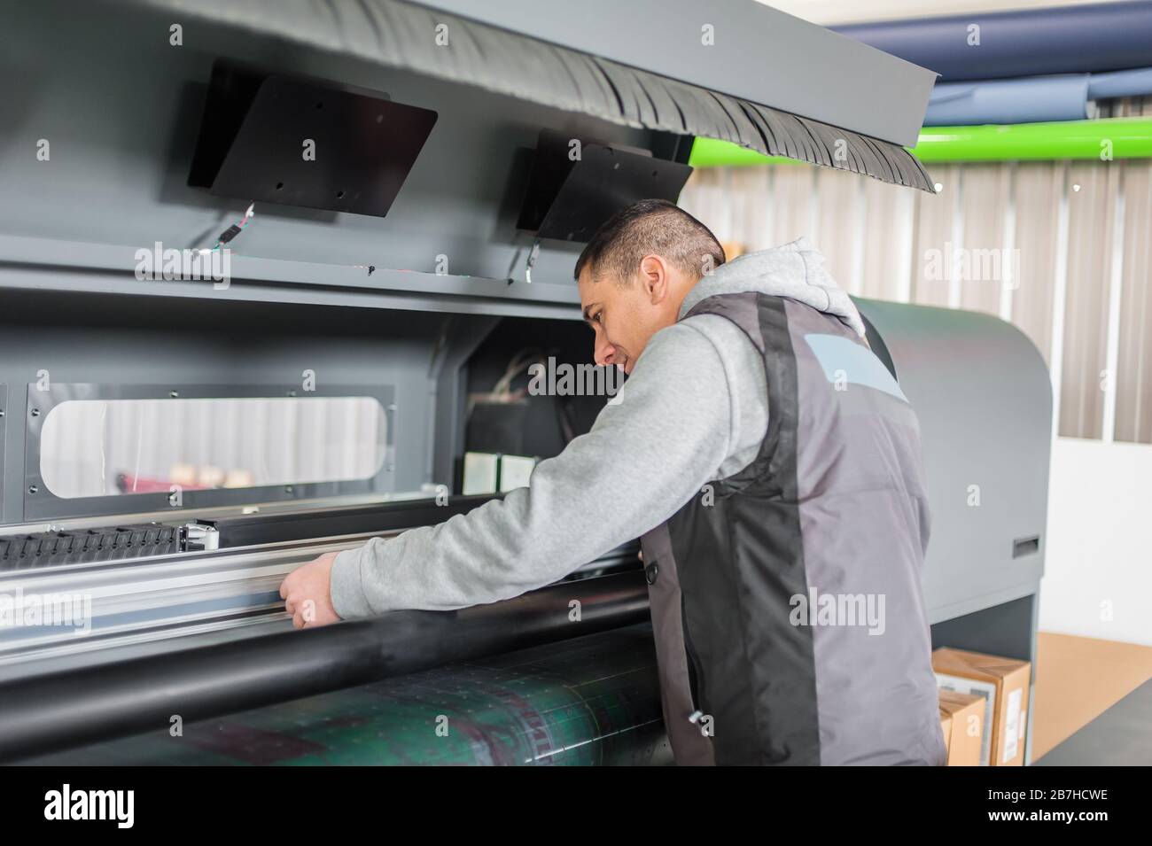 Office machine repairer hi-res stock photography and images - Alamy