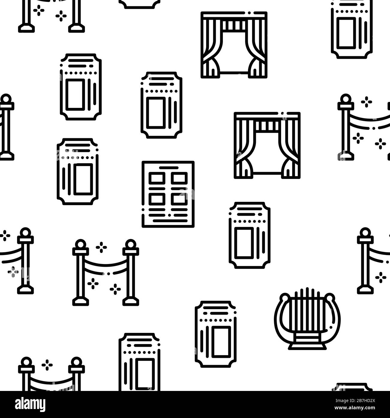 Theatre pattern Cut Out Stock Images & Pictures - Alamy