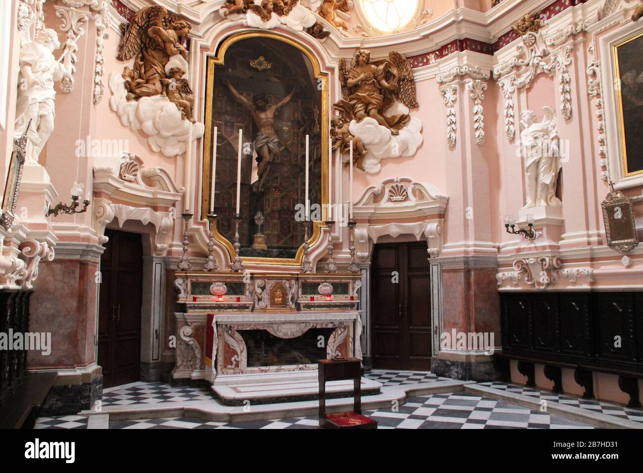 our lady of victories church in senglea (malta Stock Photo - Alamy