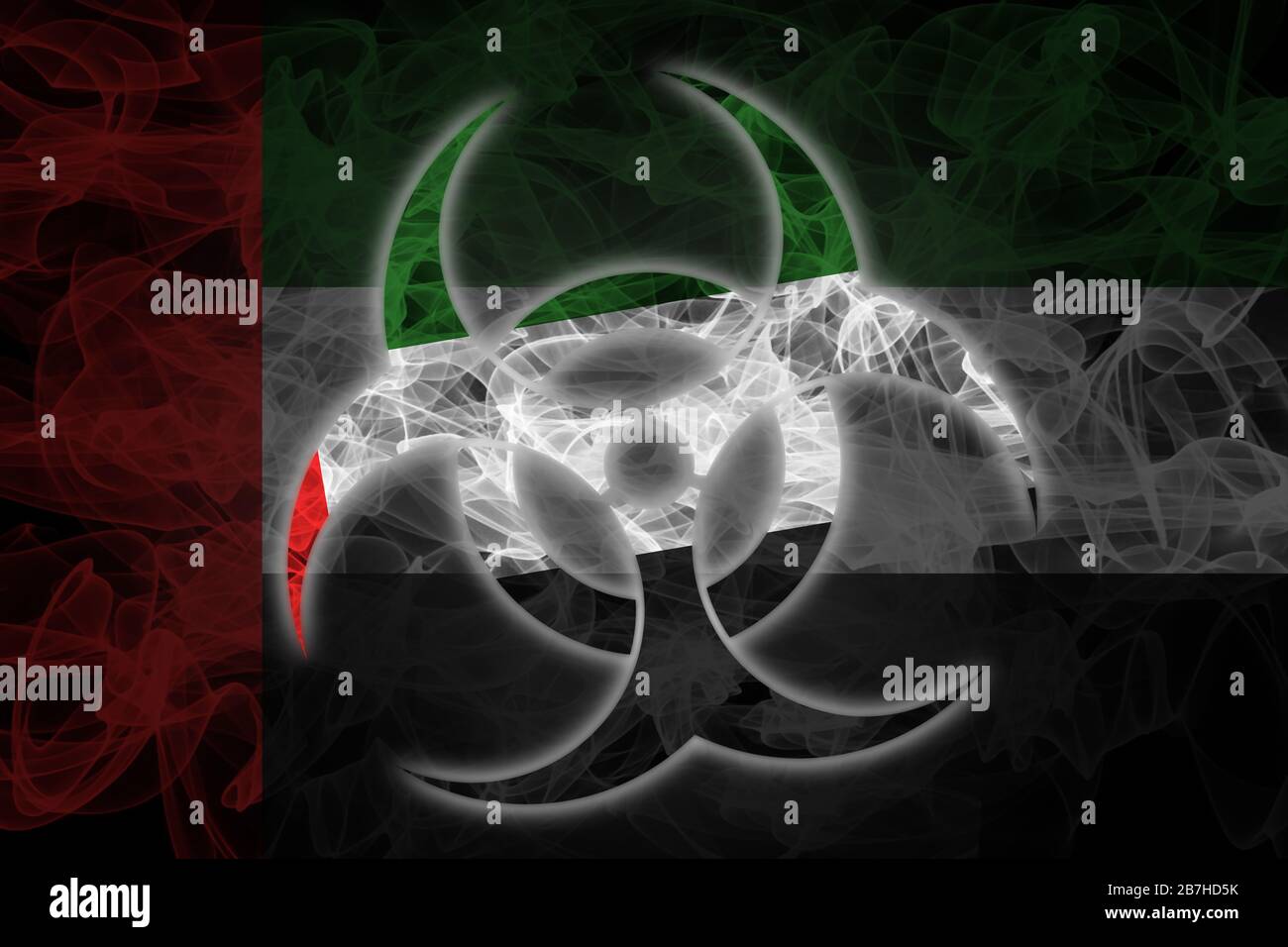 Biohazard UAE, Biohazard from UAE, UAE Quarantine Stock Photo - Alamy