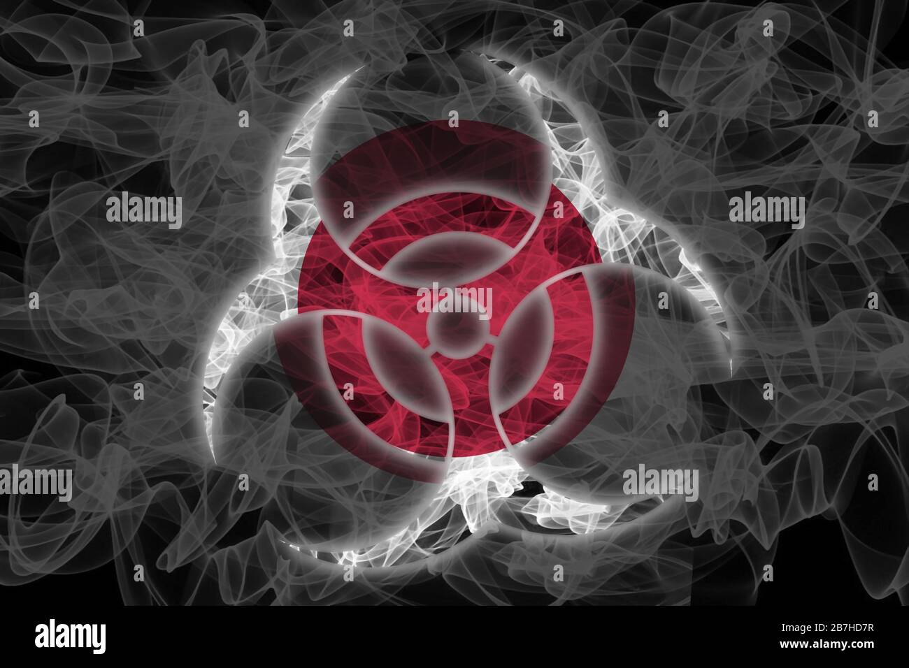 Biohazard Japan, Biohazard from Japan, Japan Quarantine Stock Photo - Alamy