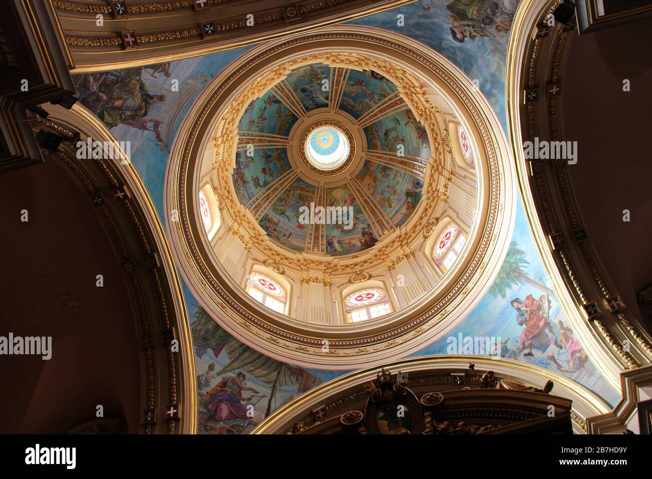 our lady of victories church in senglea (malta Stock Photo - Alamy