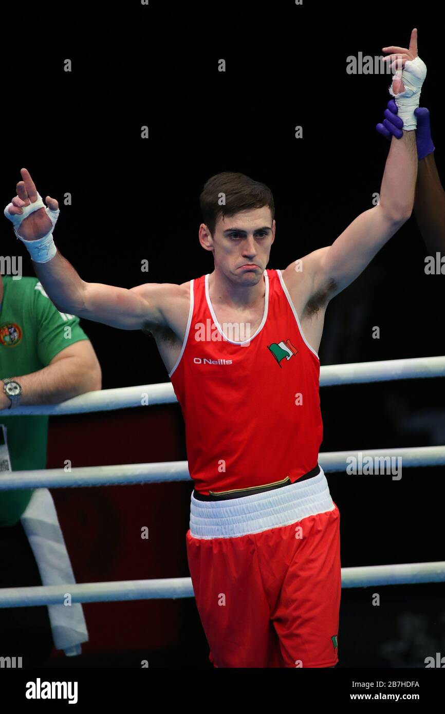 London, UK. 16th March 2020. Stratford, London. 16th March 2020. Aidan ...