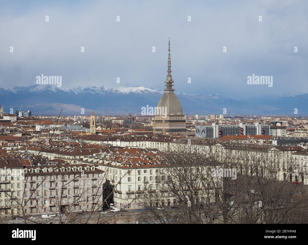 Aerial view of the city of Turin, Italy Stock Photo - Alamy