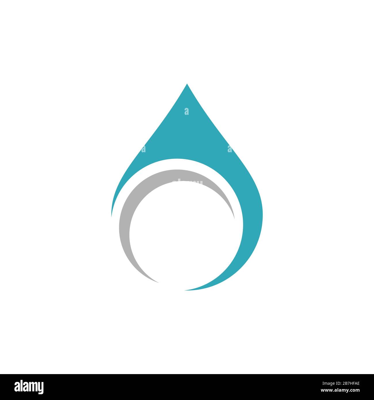 Clean Drop Water Vector Illustration Logo Template Illustration Design ...