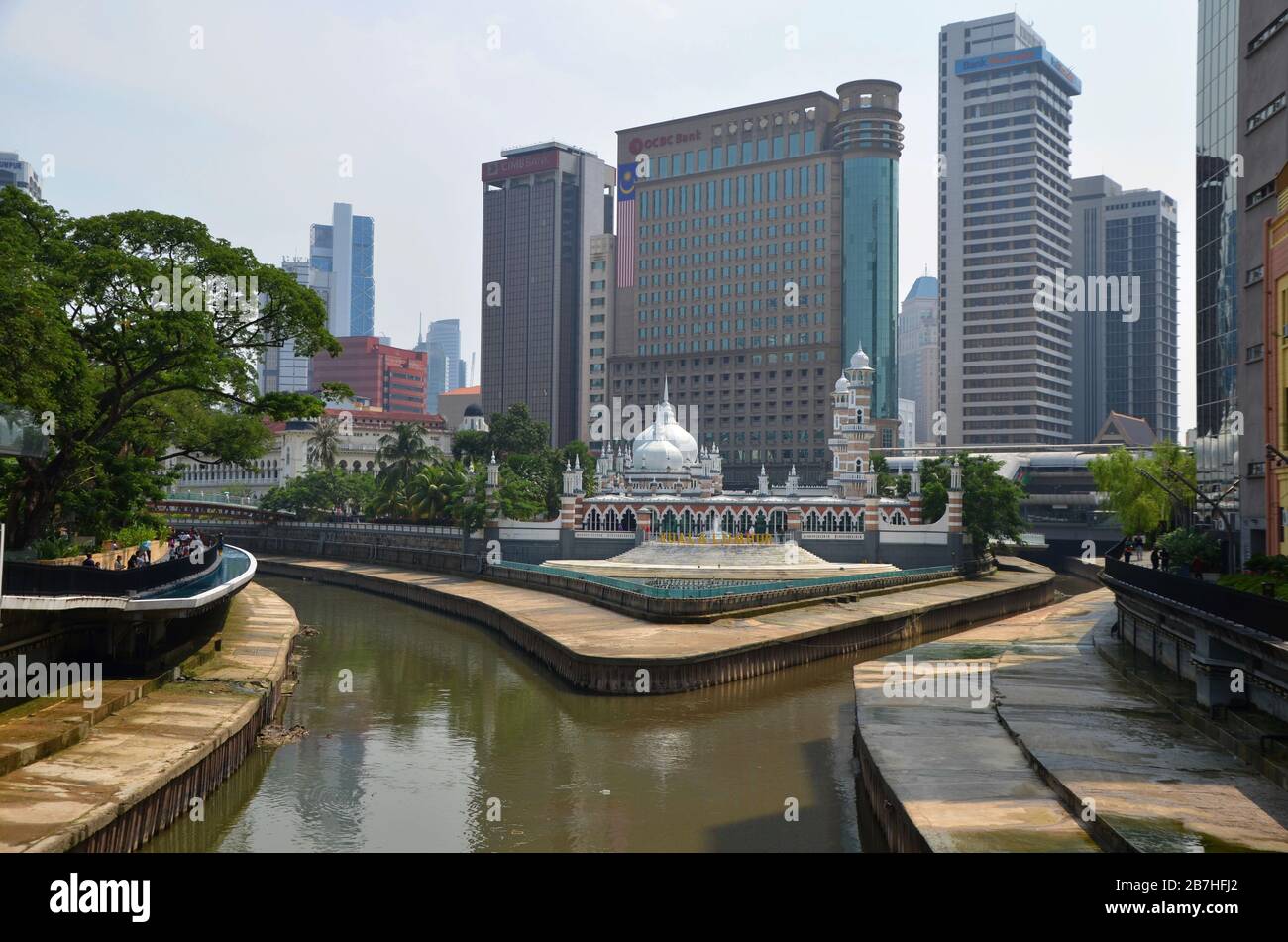 View at the confluence of the two rivers in KL Stock Photo - Alamy