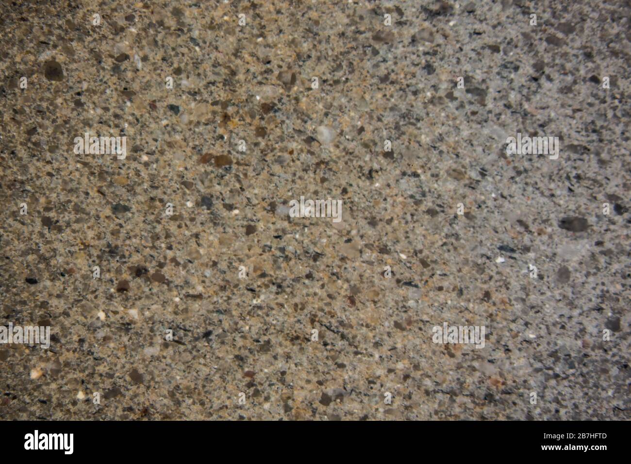 Sandstone minerals under the microscope Stock Photo - Alamy