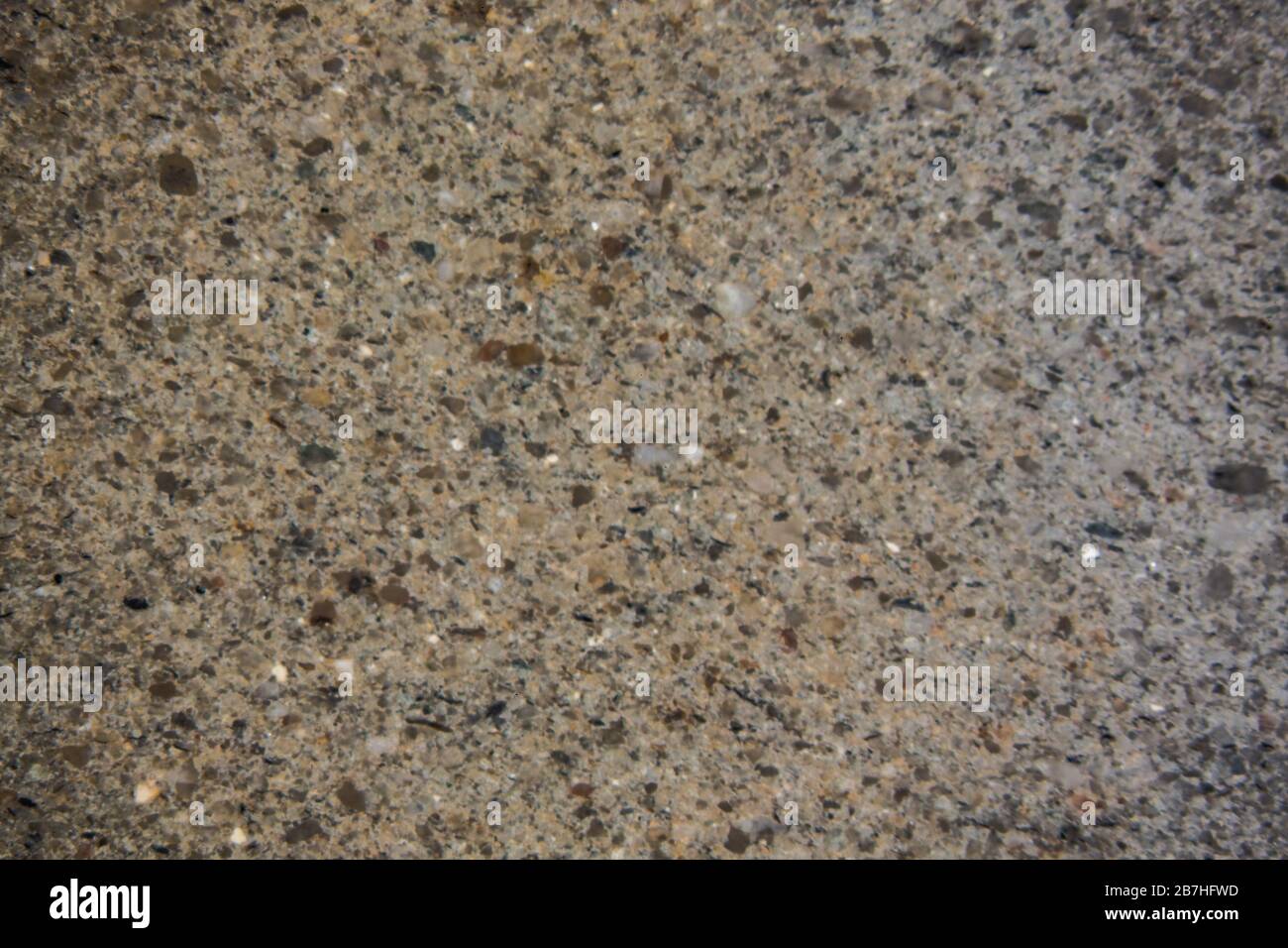 Sandstone minerals under the microscope Stock Photo - Alamy