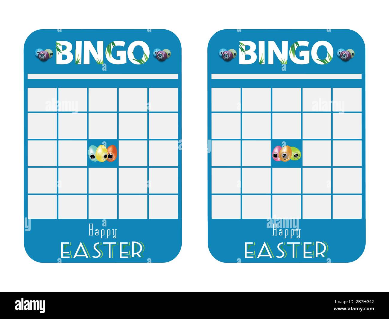 Bingo card blank Stock Vector Images - Alamy