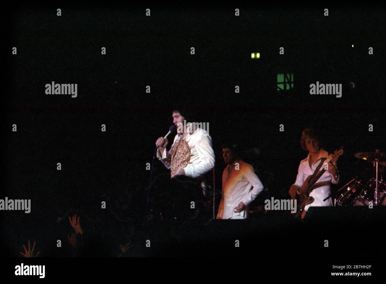 Elvis in Providence Rhode Island, Sundial Suit, May 23rd 1977 Stock ...