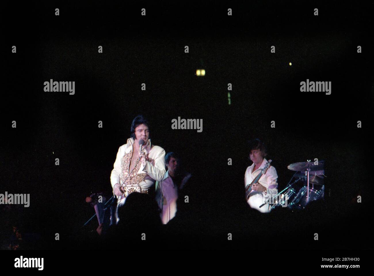 Elvis in Providence Rhode Island, Sundial Suit, May 23rd 1977 Stock ...