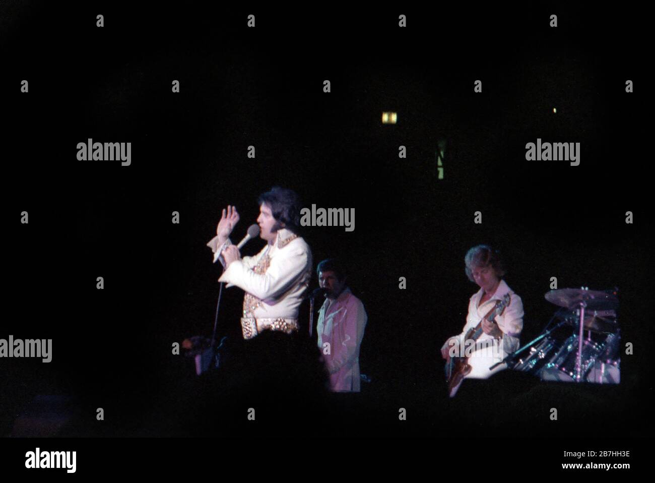 Elvis in Providence Rhode Island, Sundial Suit, May 23rd 1977 Stock ...