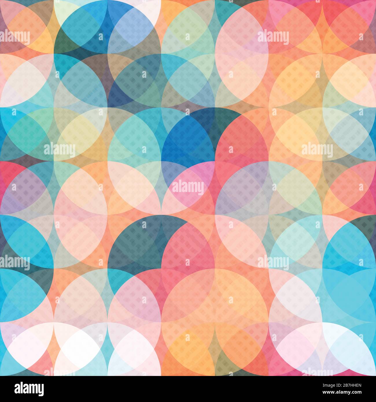 colored circle seamless pattern Stock Vector Image & Art - Alamy