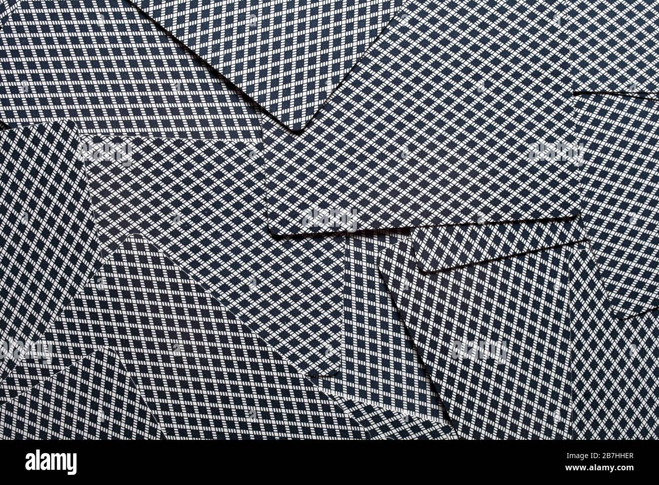 playing cards scattered on the table texture background Stock Photo - Alamy