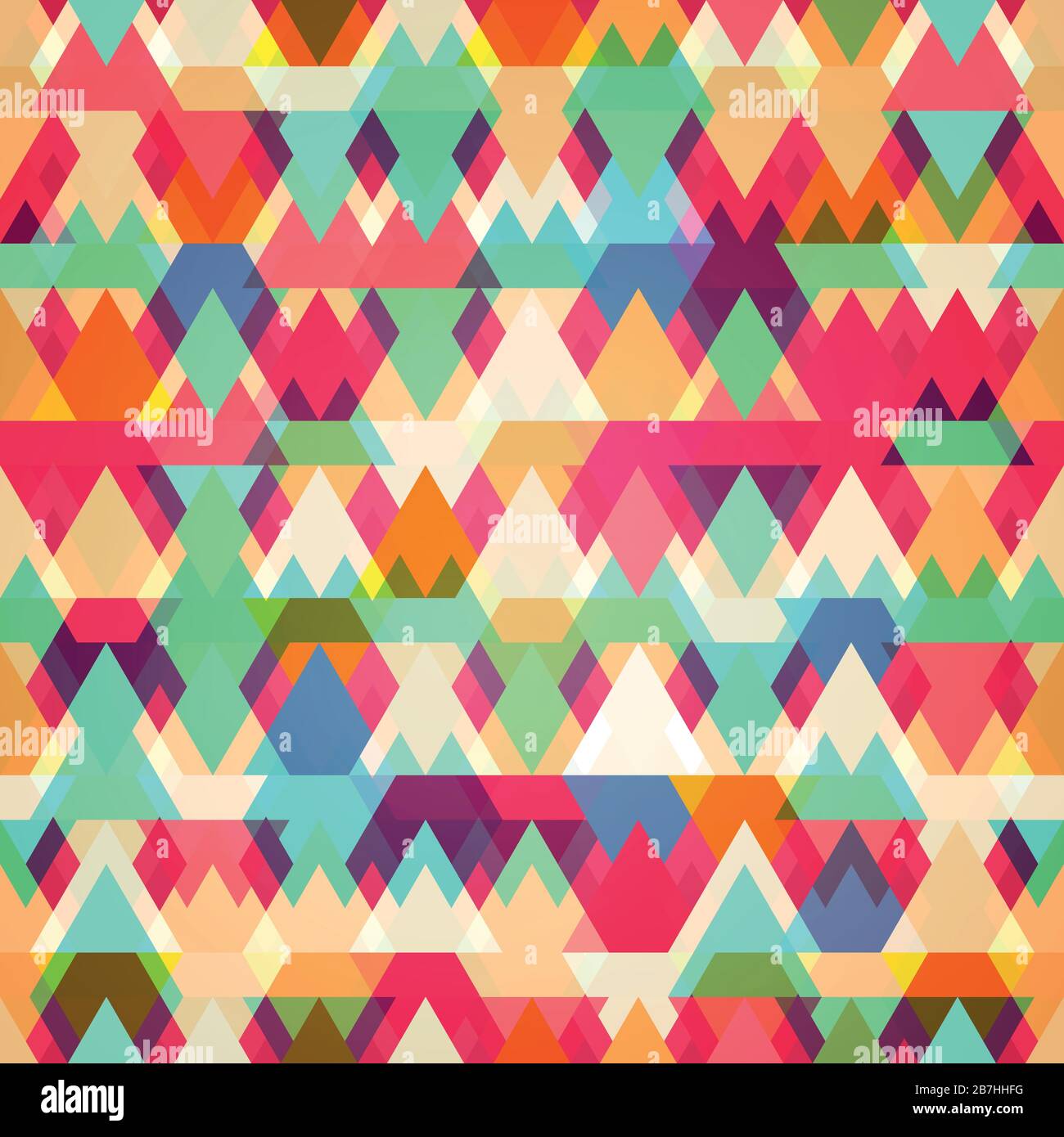 Colorful crystal repeat pattern Stock Vector Images - Alamy