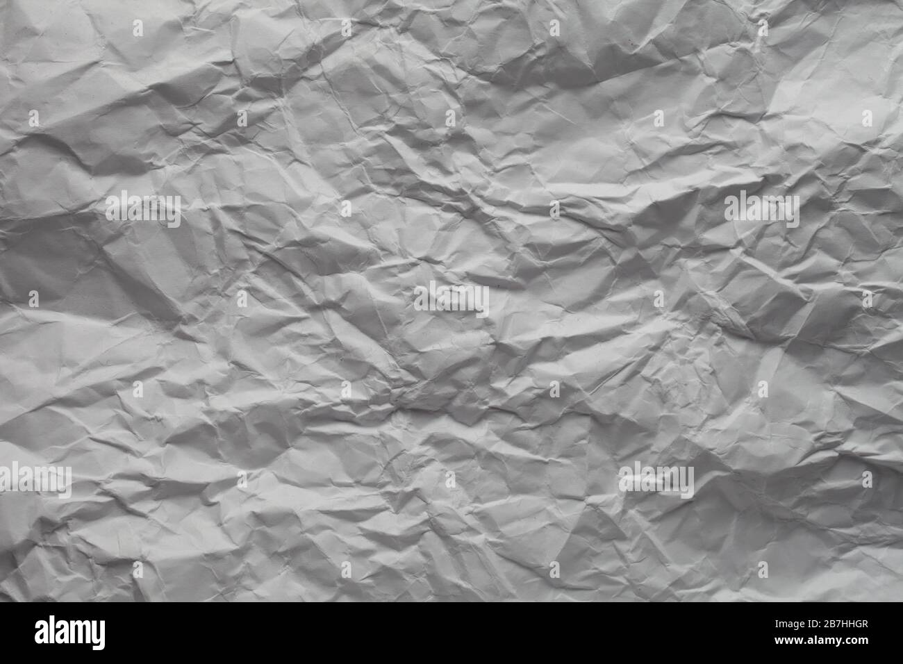 wrinkled white sheet of paper texture Stock Photo - Alamy