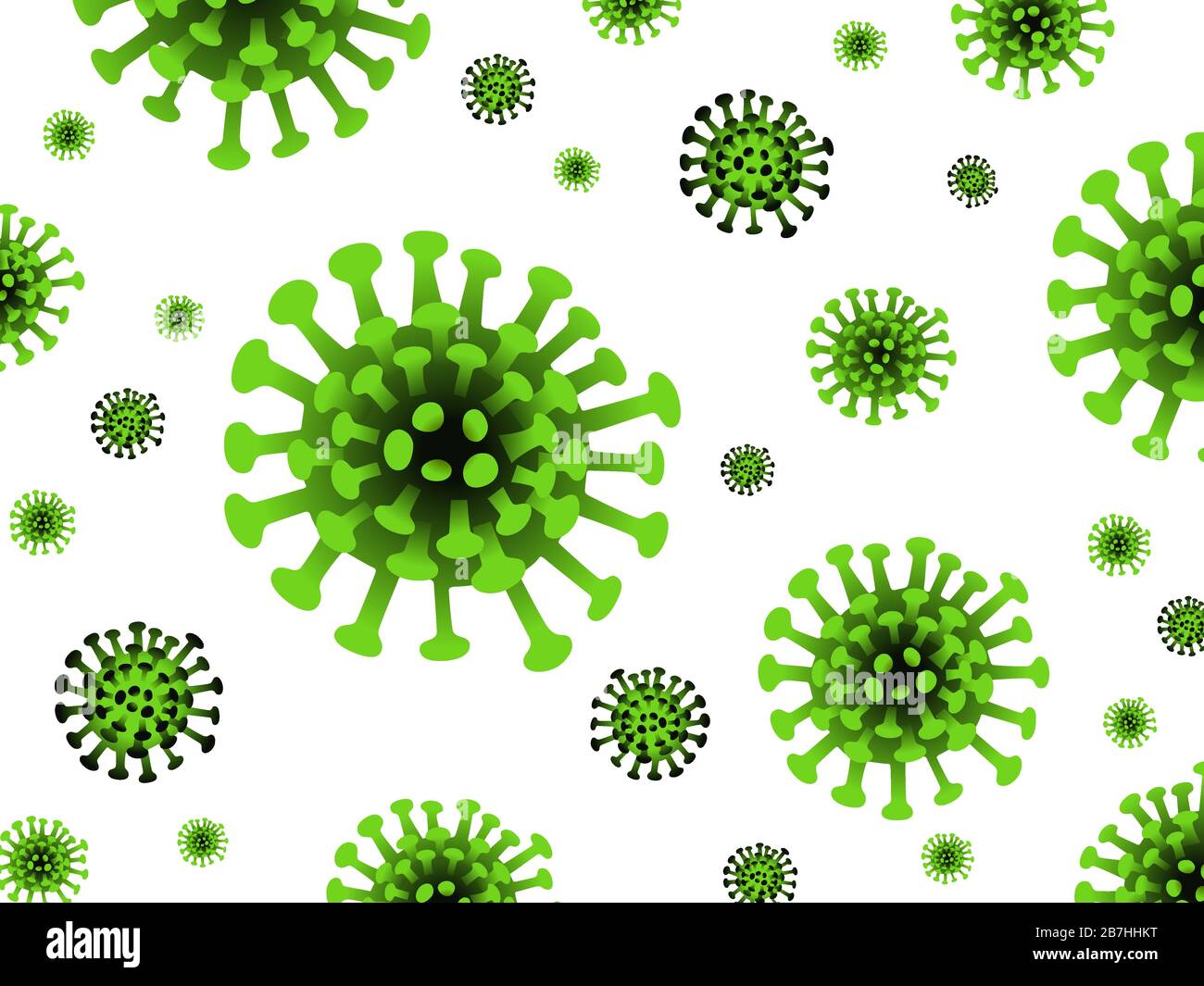 The pathology of influenza Stock Vector Images - Alamy