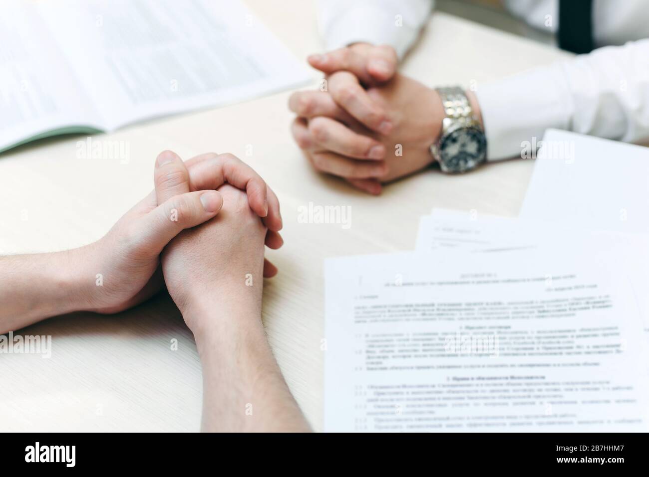 Meeting table confrontation top hi-res stock photography and images - Alamy