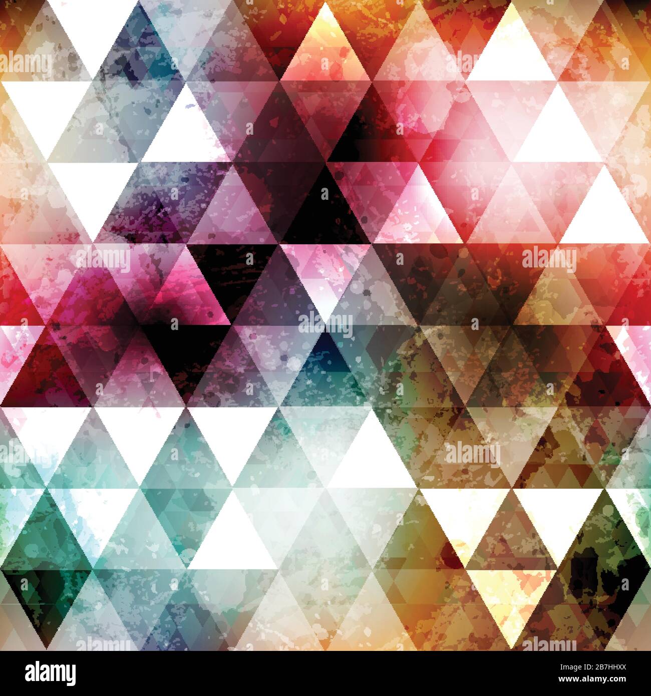 grunge space color triangle seamless texture Stock Vector Image & Art ...