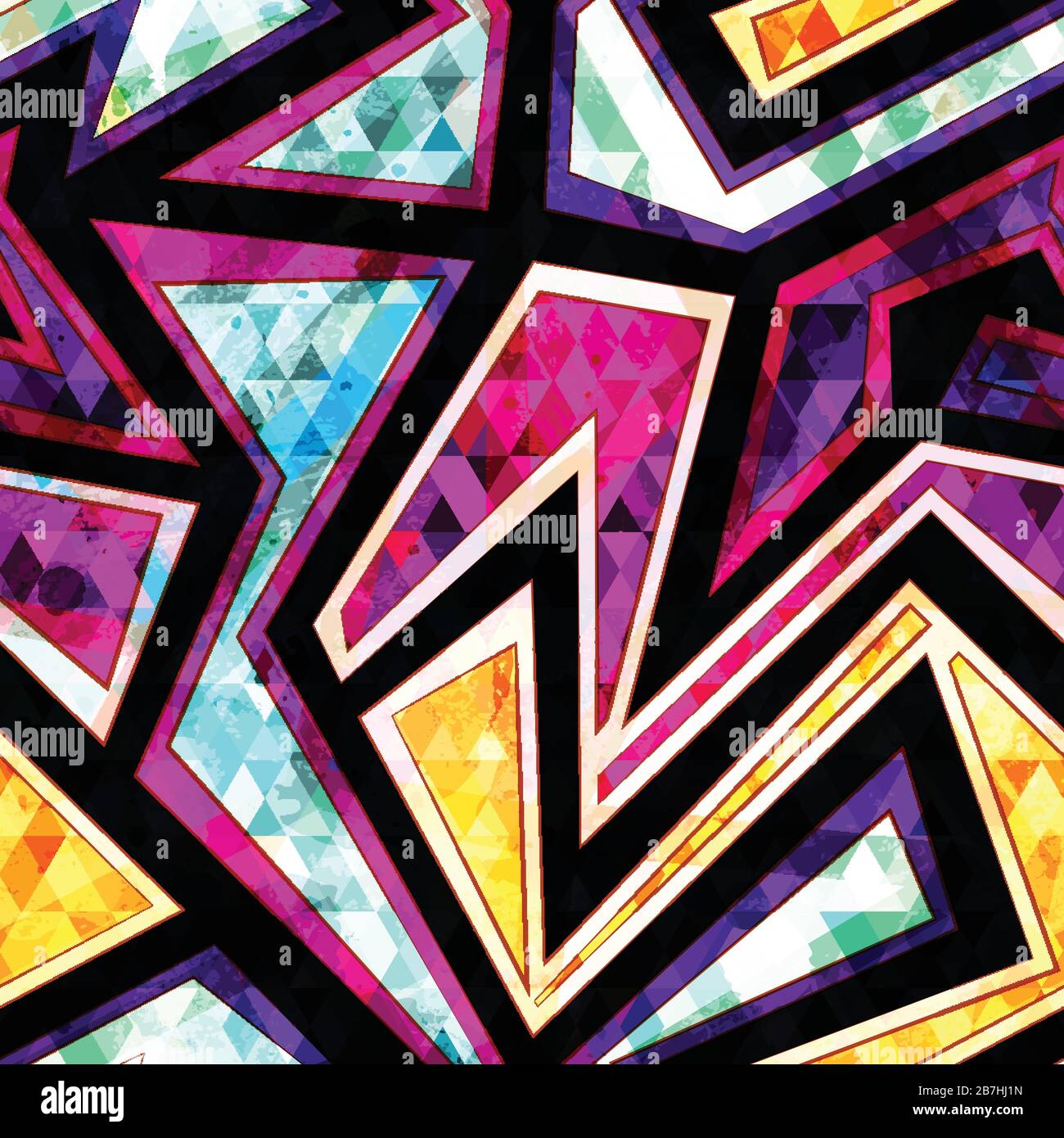 diamond geometric seamless pattern Stock Vector Image & Art - Alamy