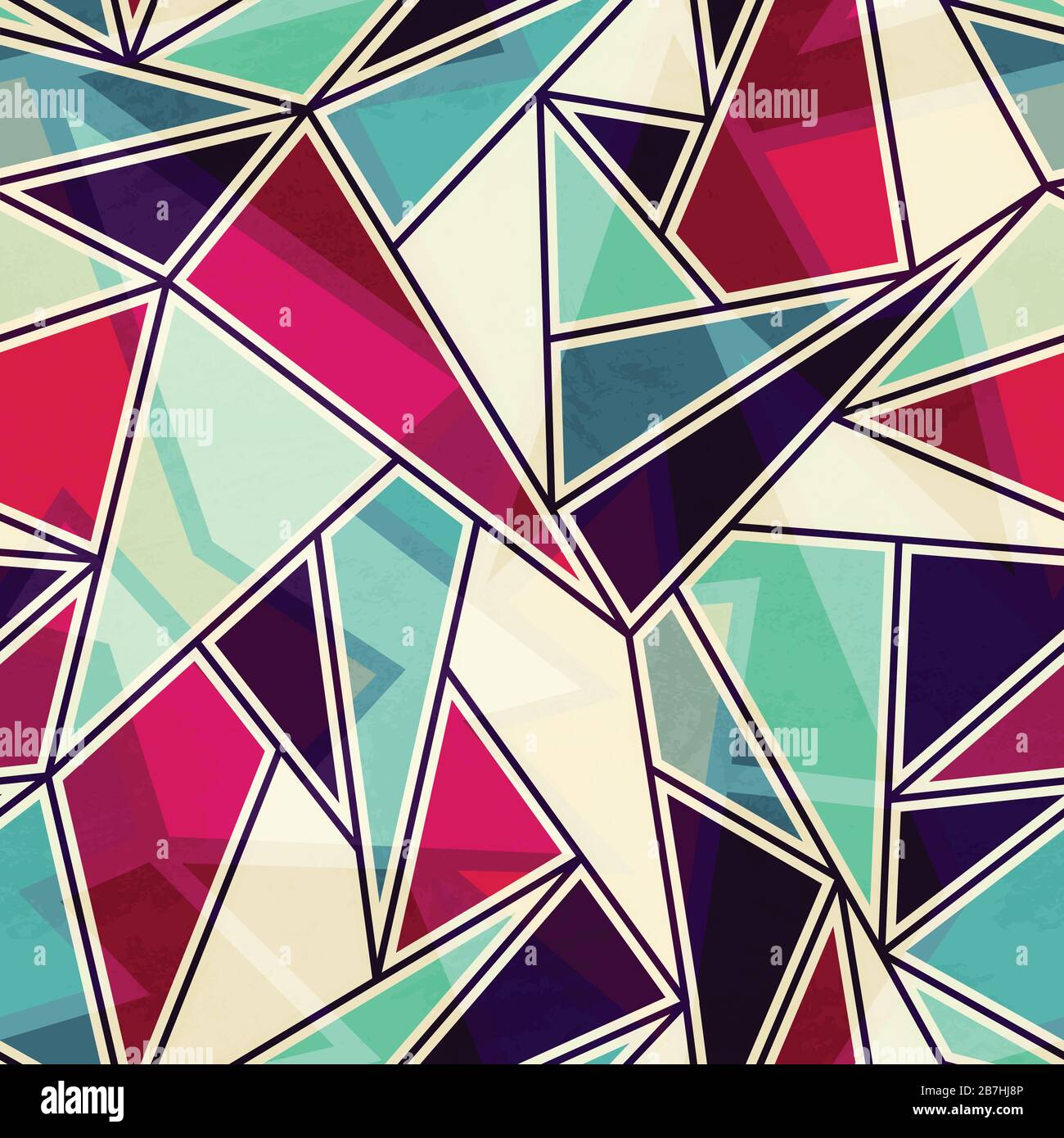 Mosaic triangle blue green Stock Vector Images - Alamy