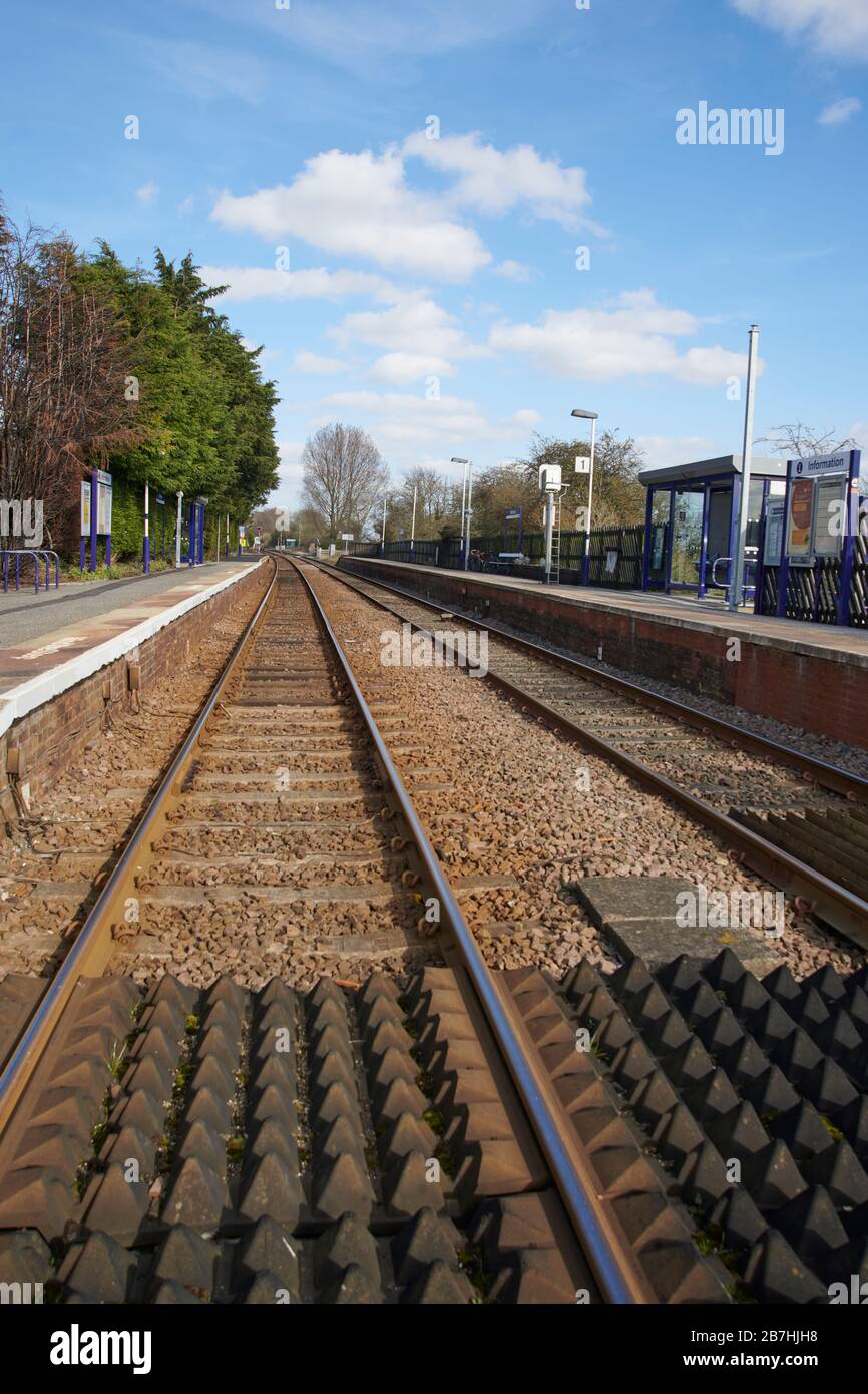 East Coast Station at the village of Nafferton, East Yorkshire, England ...