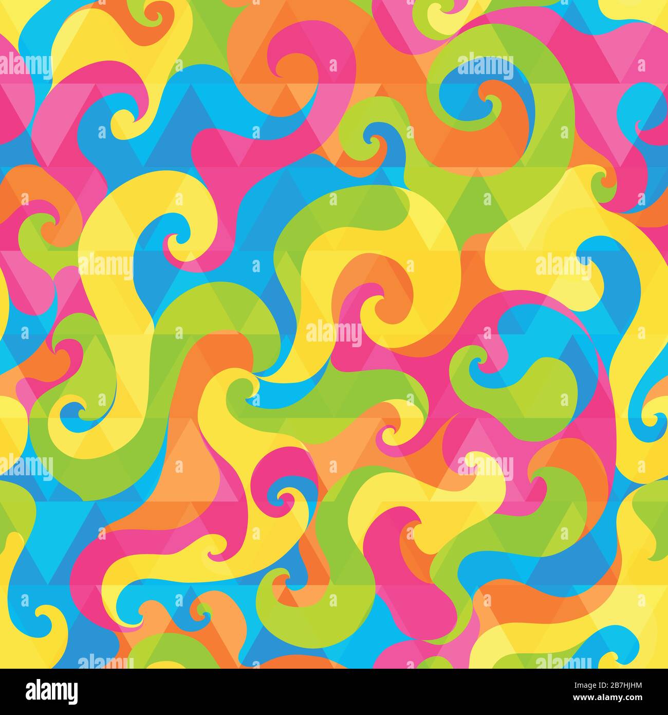 psychedelic seamless pattern Stock Vector Image & Art - Alamy