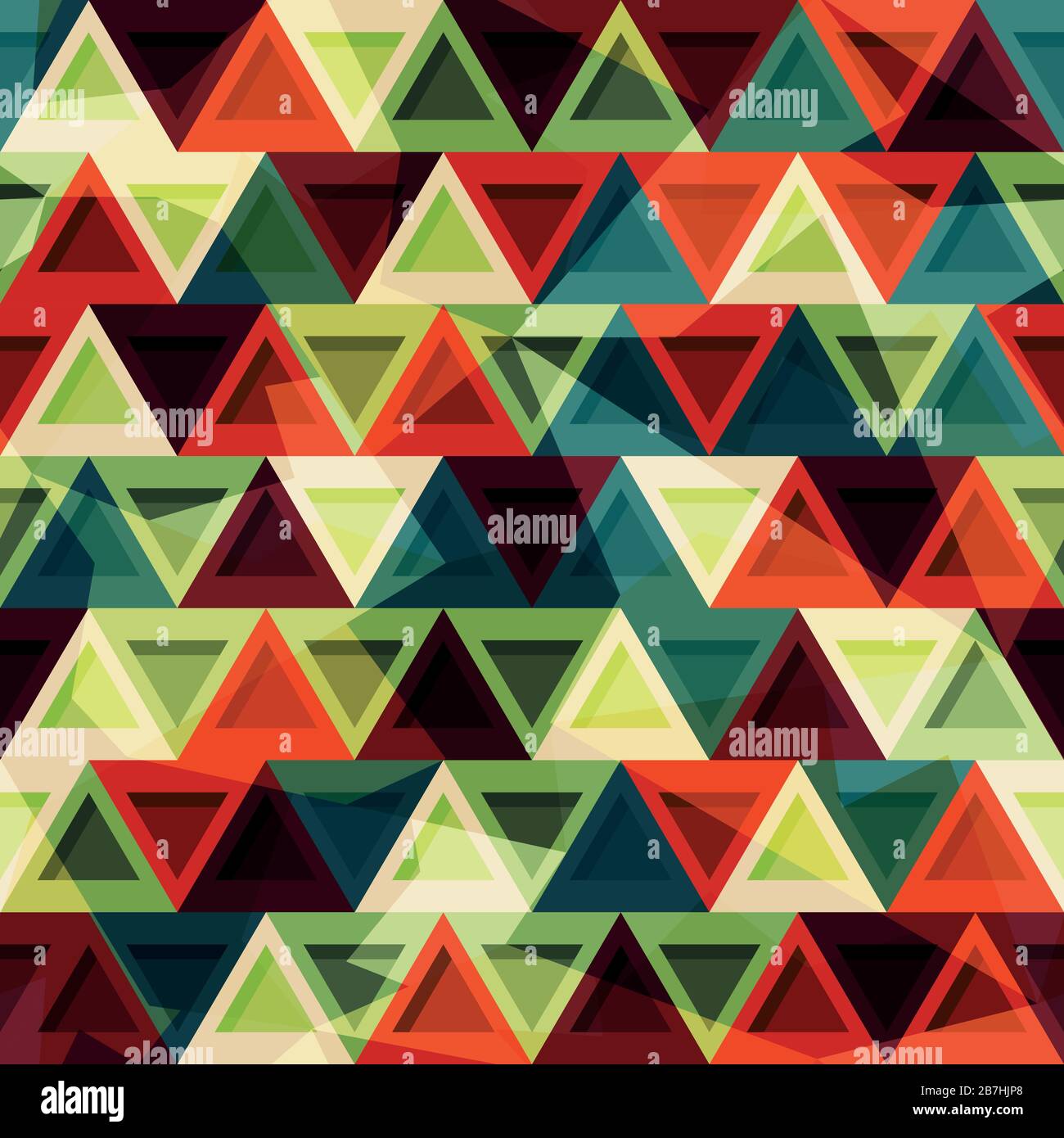 vintage triangle seamless pattern Stock Vector Image & Art - Alamy