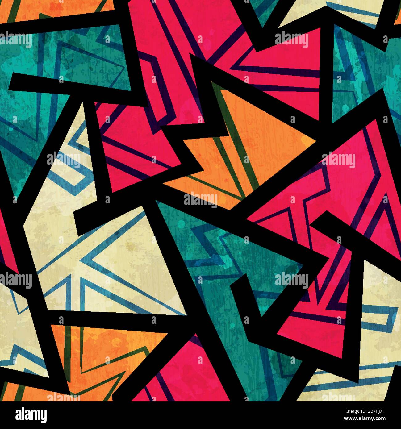 Collage style seamless repeat pattern hi-res stock photography and ...