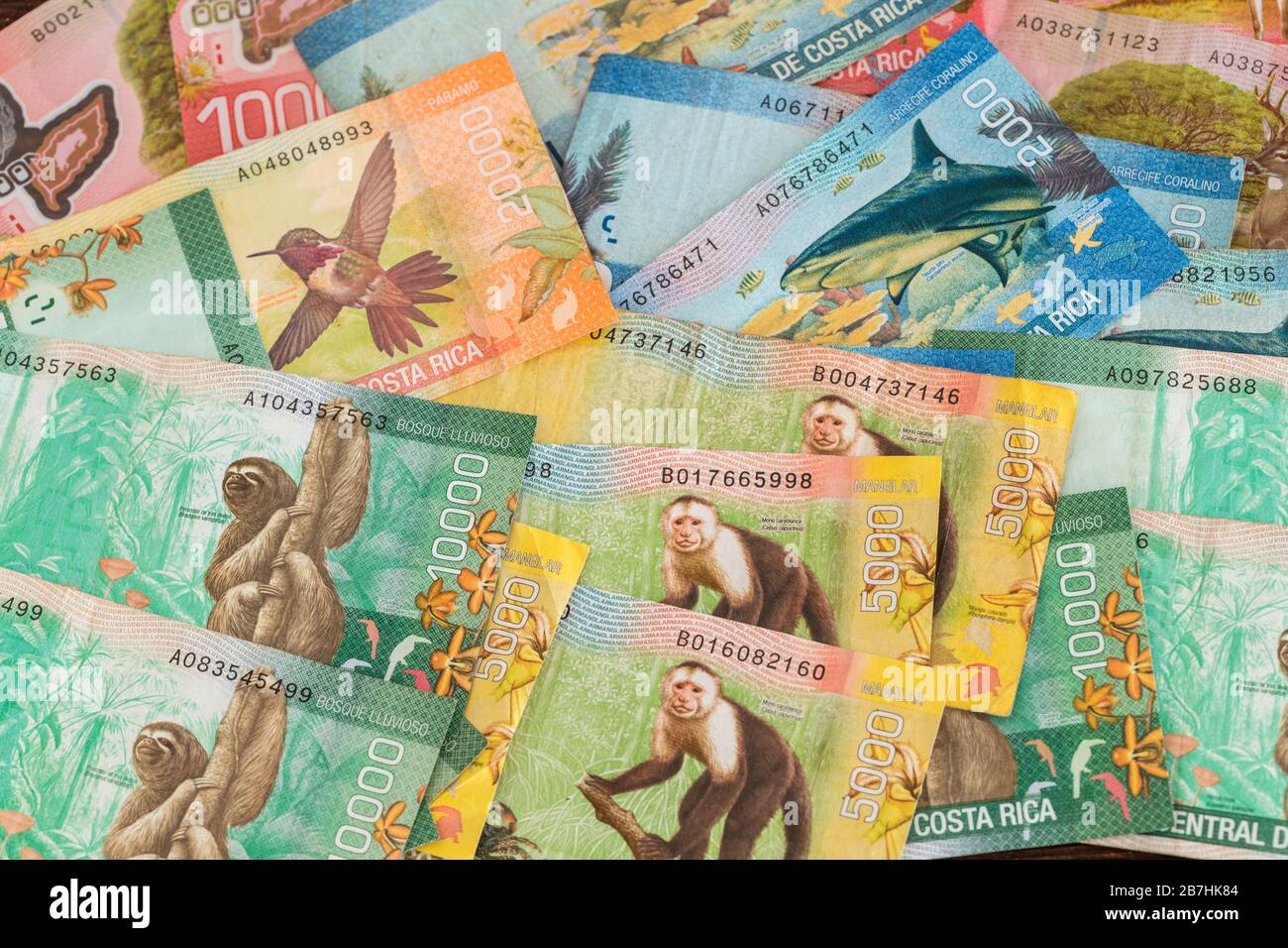 Costa rica bank note hi-res stock photography and images - Alamy