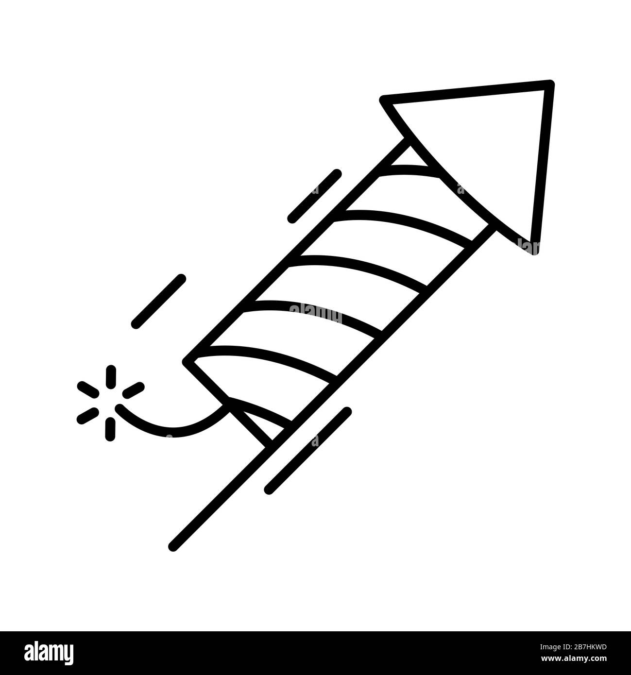 Bottle Rocket Firework Clipart