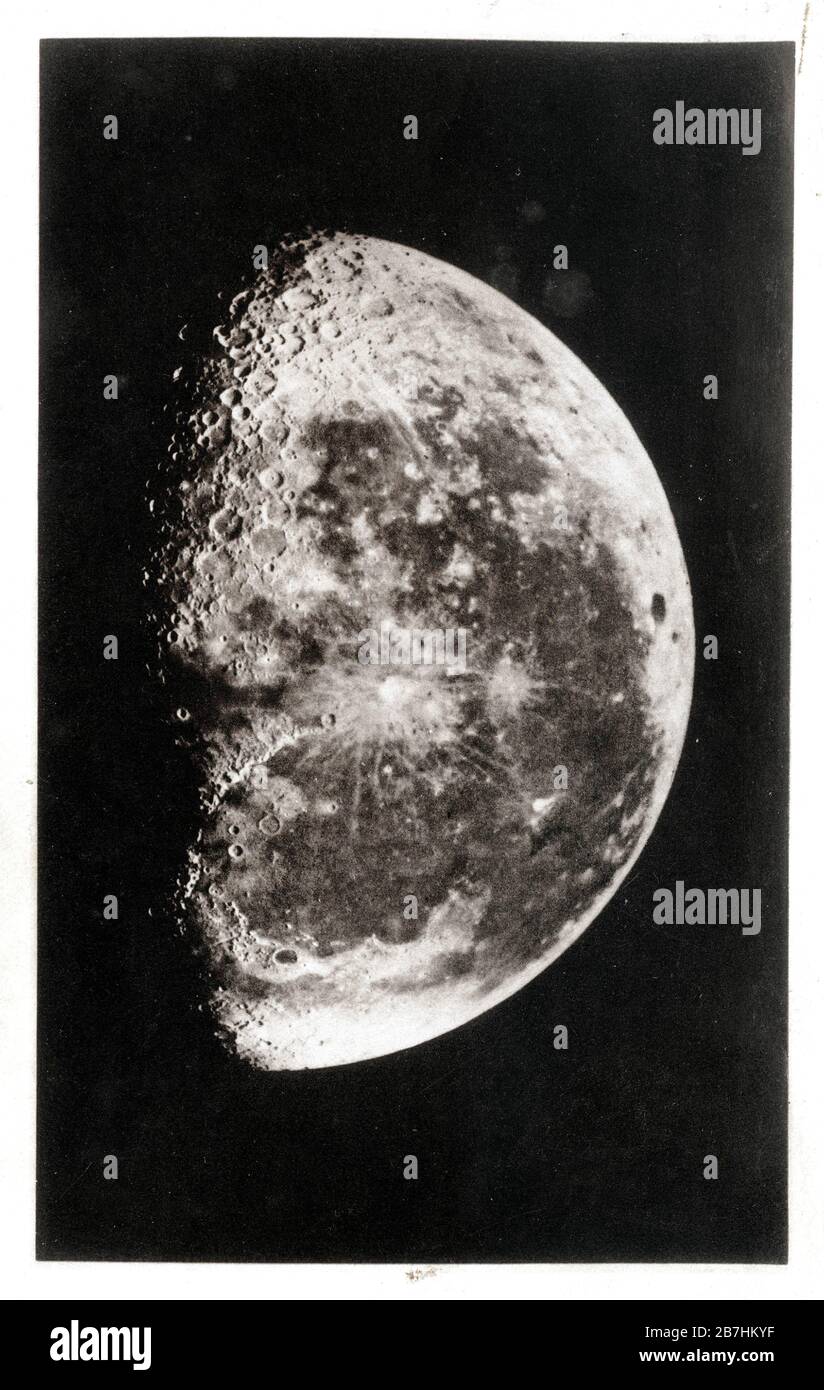 The Moon by Warren de la Rue, ca 1865 Stock Photo - Alamy