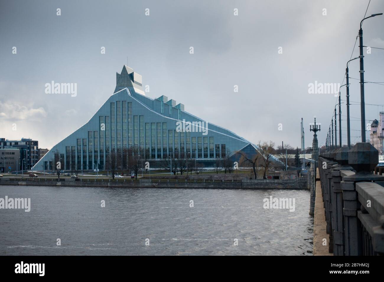 The Latvian National Library in Riga, Latvia. Designed by Gunnar ...