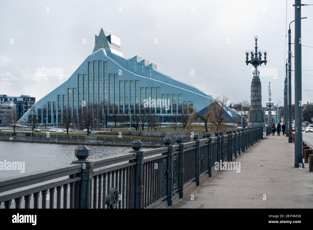 The Latvian National Library in Riga, Latvia. Designed by Gunnar ...