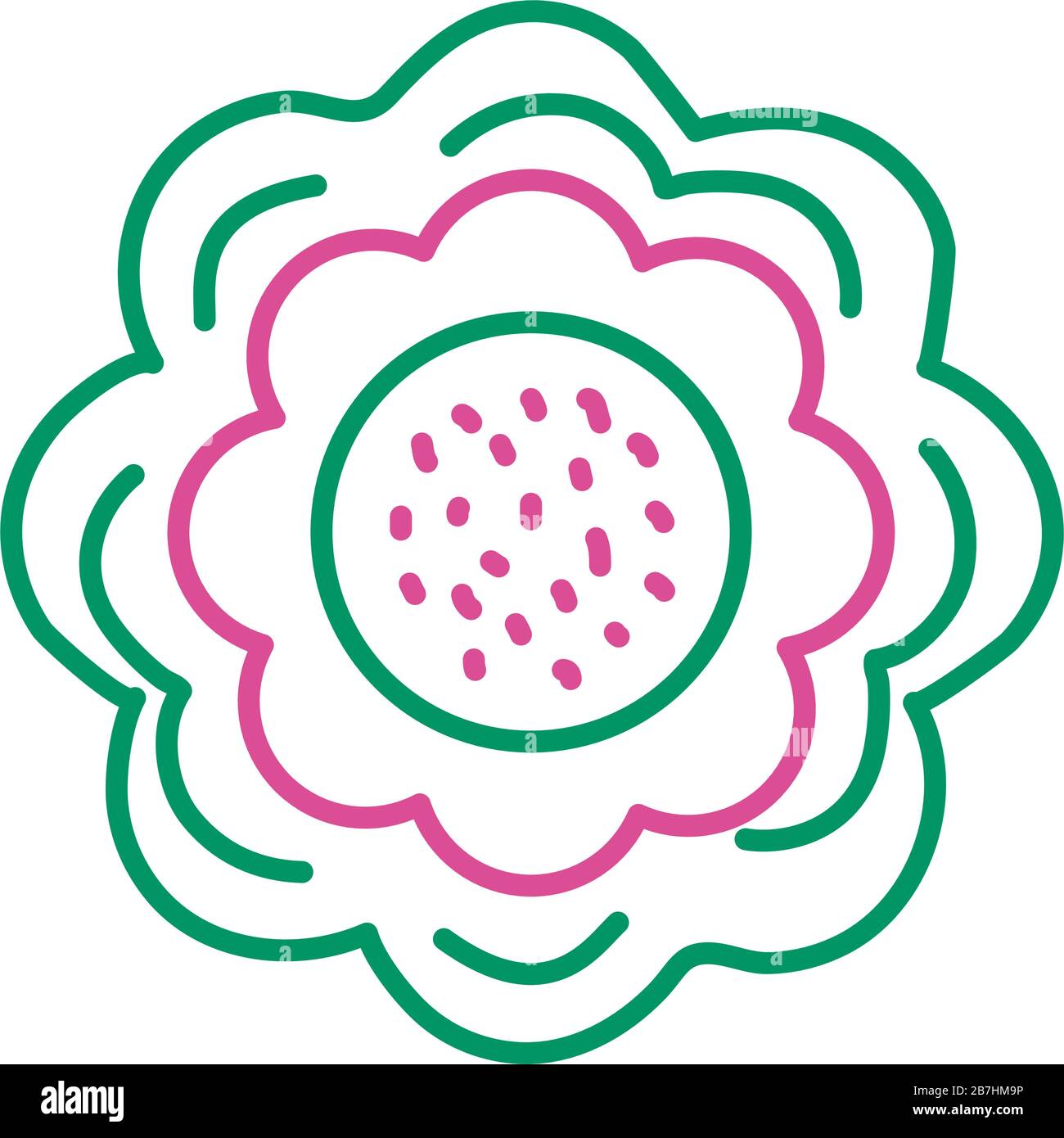 beauty flower line style icon Stock Vector Image & Art - Alamy