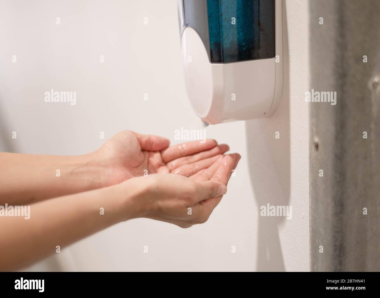 Automatic alcohol dispenser hi-res stock photography and images - Alamy