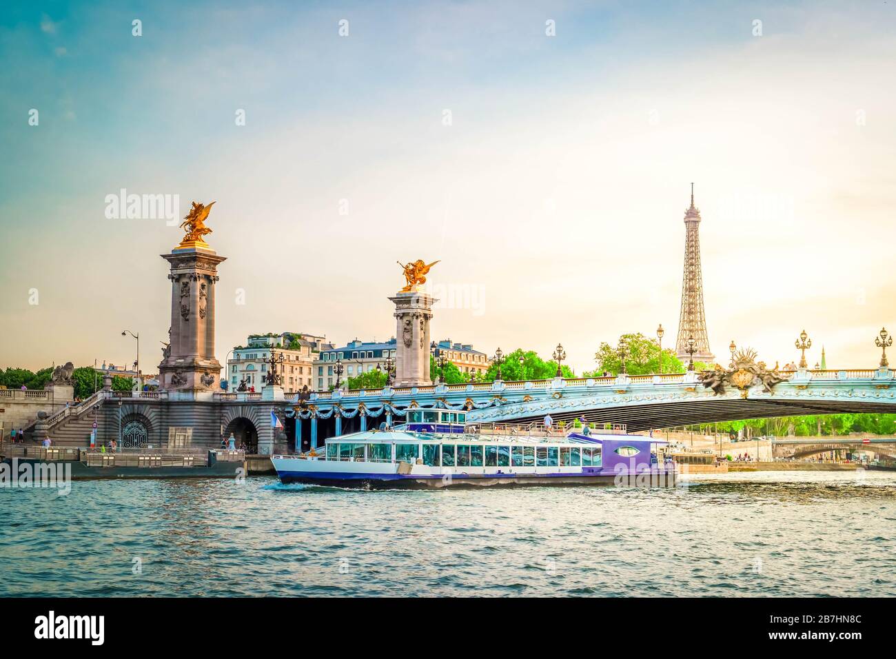 Bridge of Alexandre III, Paris, France Stock Photo - Alamy