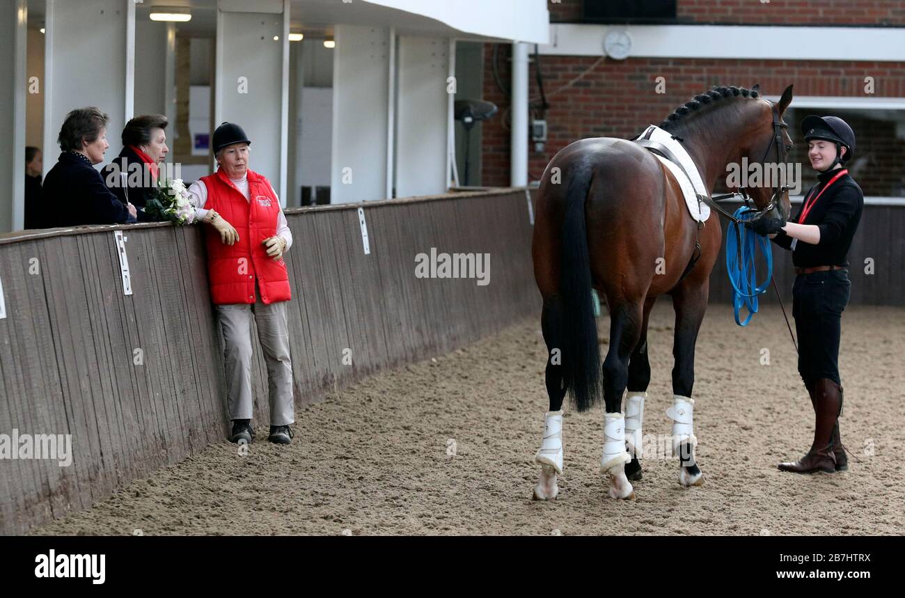 The Princess Royal, Vice-Patron of the equine charity, The British ...