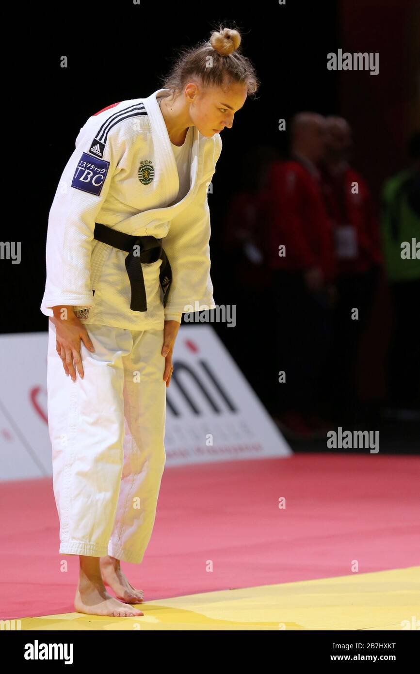 Paris, France - 08th Feb, 2020: Daria Bilodid for Ukraine against Kang ...