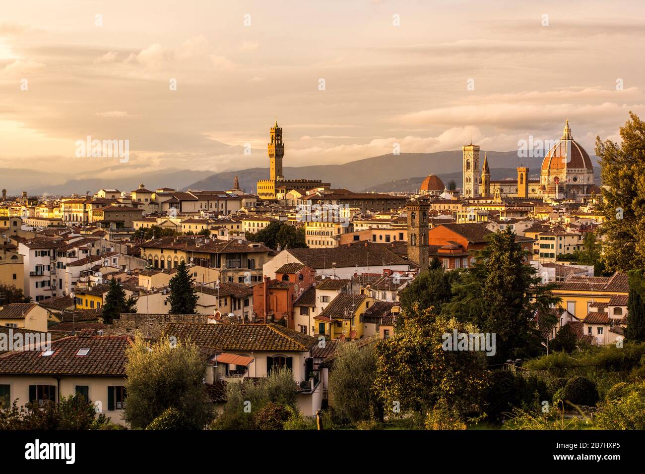 Florence, Italy. Panoramic view Stock Photo - Alamy