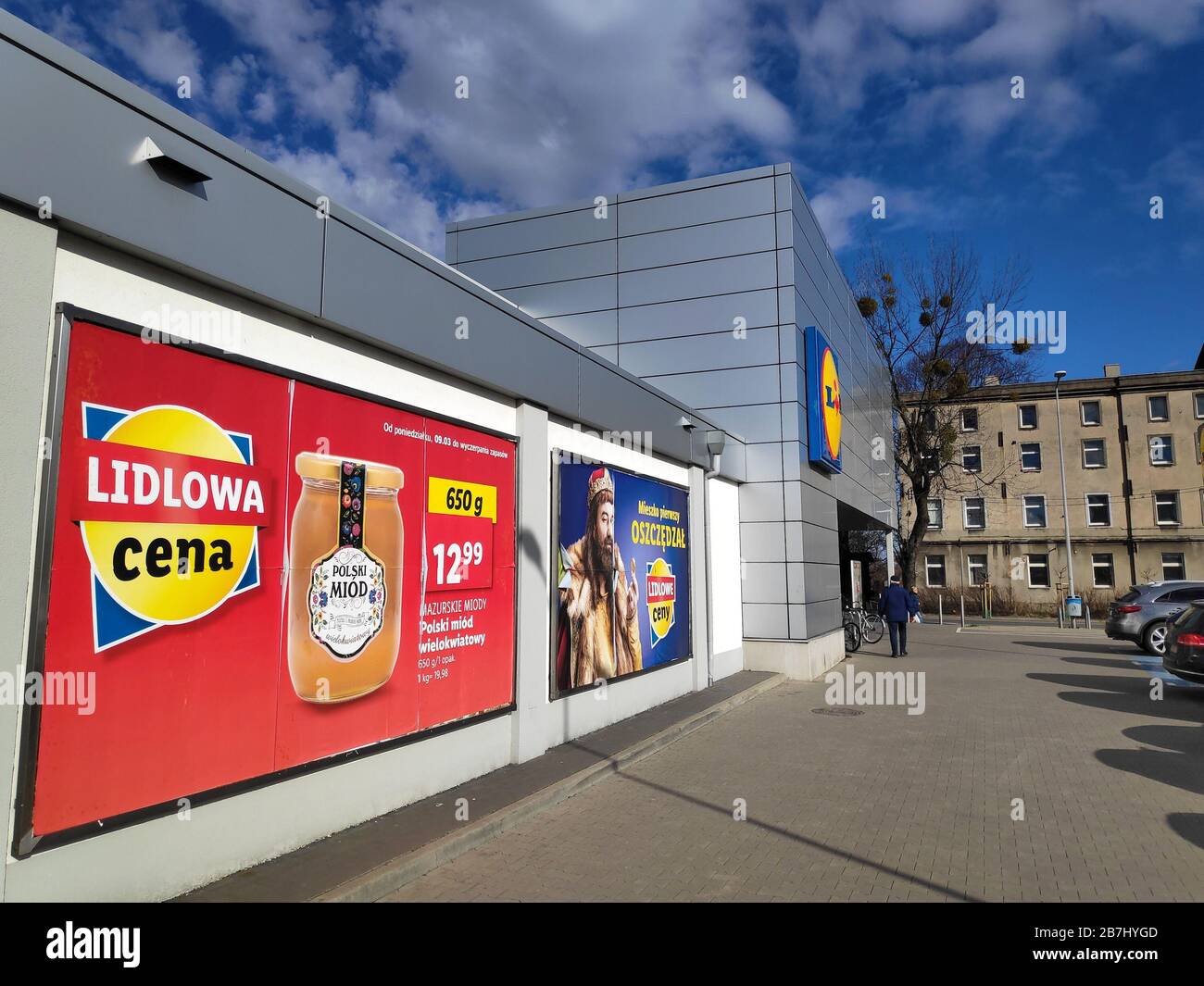 BYTOM, POLAND - MARCH 11, 2020: Lidl supermarket in Bytom, Poland. Lidl ...
