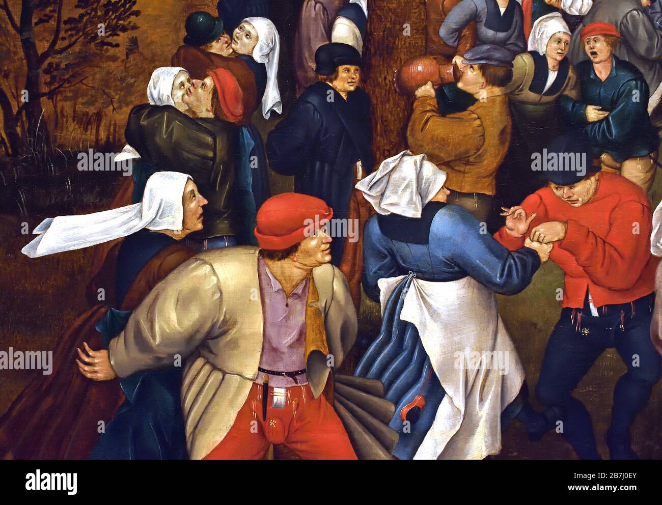 The outdoor Wedding Dance by Pieter Brueghel the Younger 1564-1637, The ...